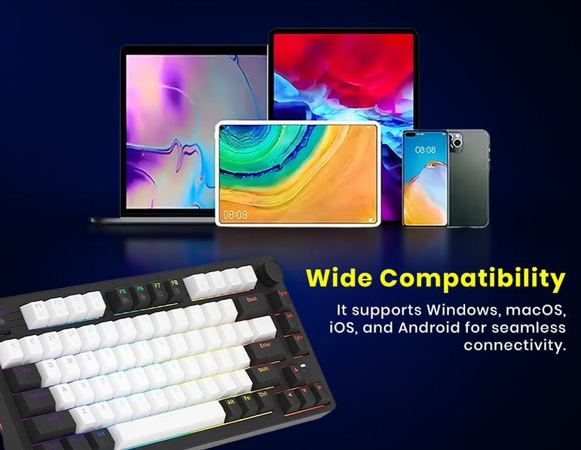 DAREU EK75 Mechanical Wired Gaming Keyboard with 75% TKL layout ...