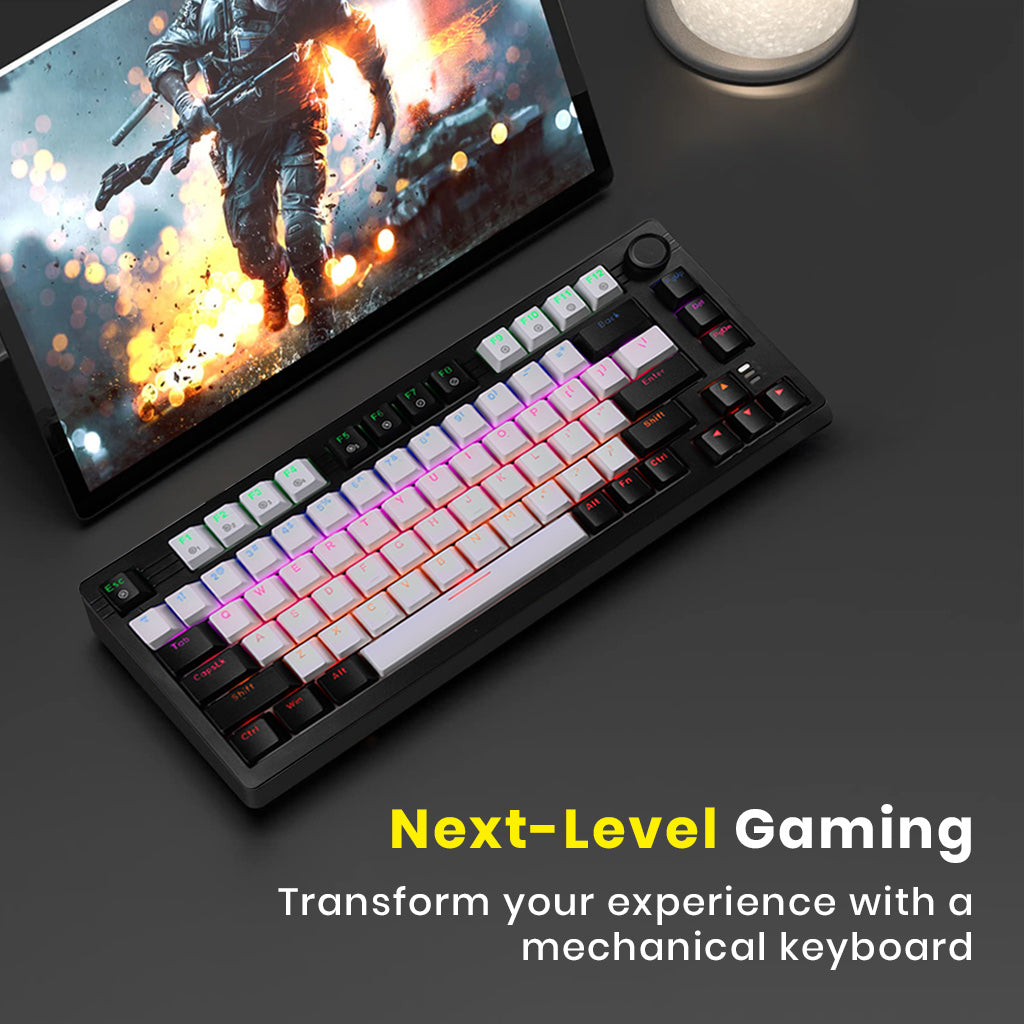 DAREU EK75 Mechanical Wired Gaming Keyboard with 75% TKL layout ...