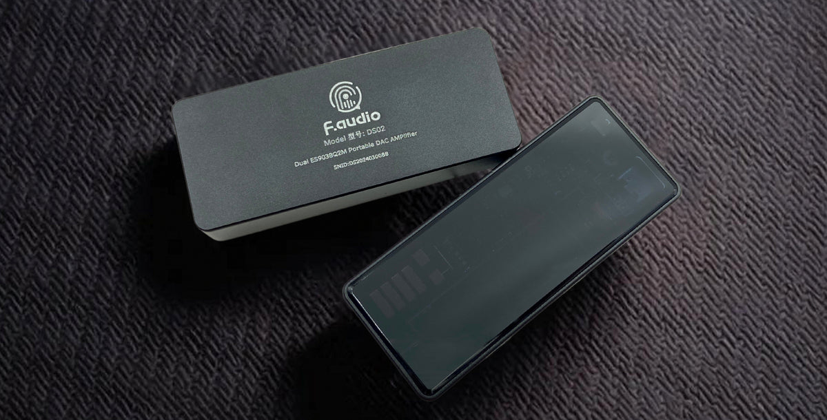 F.Audio DS02 Dual ES9038Q2M + ES9603Q Portable DAC/Amp | Concept Kart