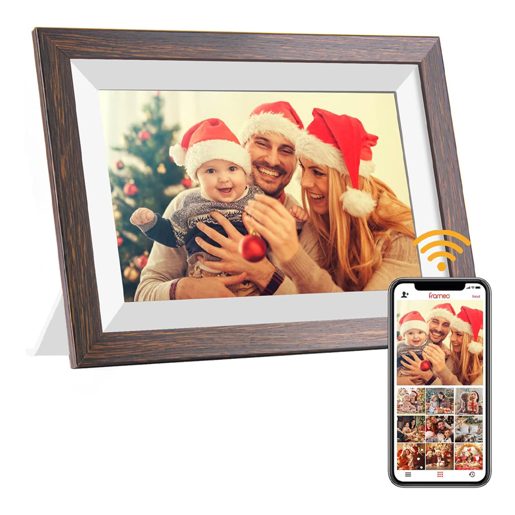 FRAMEO 32GB 10.1” Wi-Fi Digital Photo Frame with HD Touch Screen ...