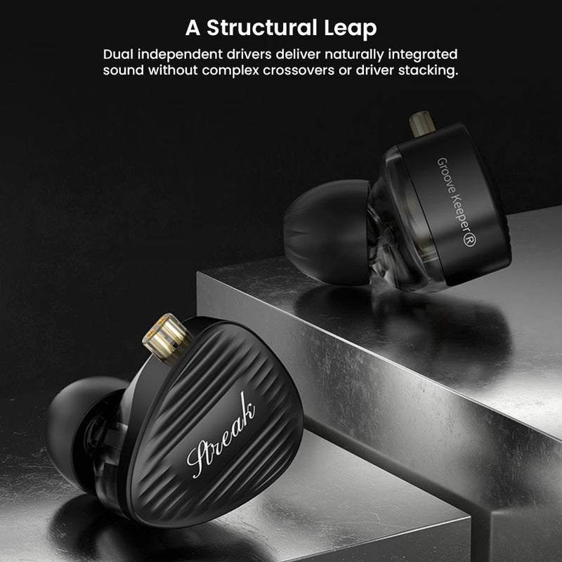 GK- Streak 1DD and 1 Micro Planar Dual-Driver In-Ear Monitor – Concept Kart