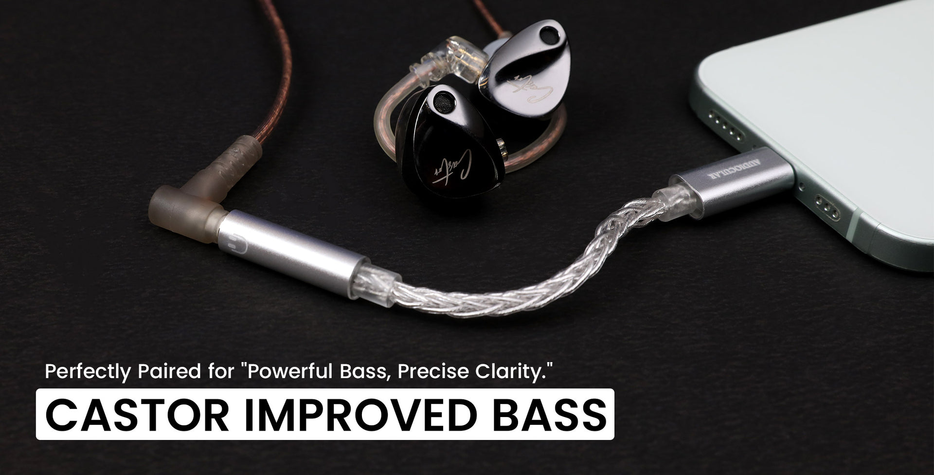 KZ Castor IEM (Improved Bass) + AUDIOCULAR D07 Slim DAC & Amp | Concept ...