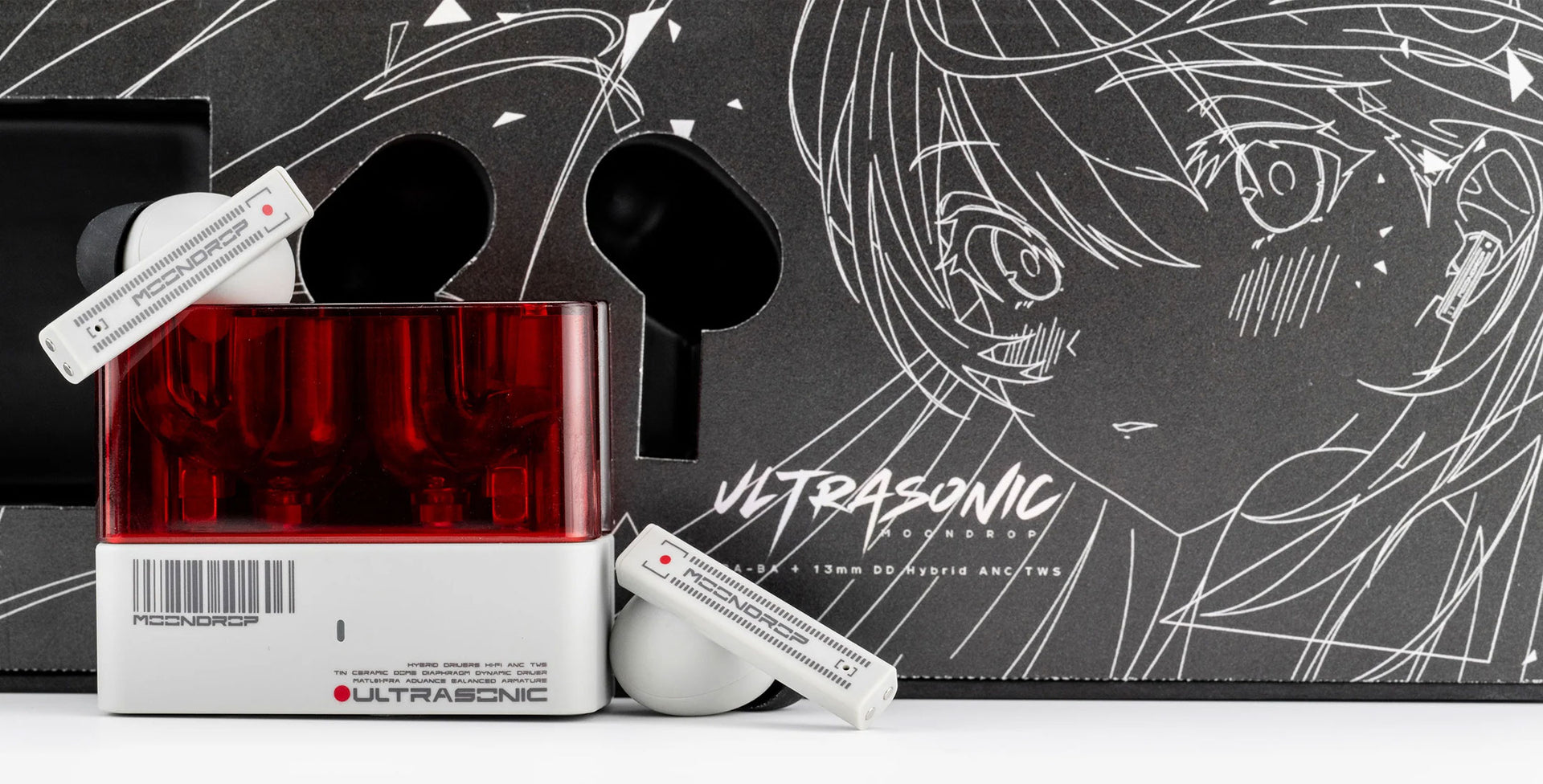 MOONDROP ULTRASONIC True Wireless Stereo Earbuds (Hybrid Drivers ...