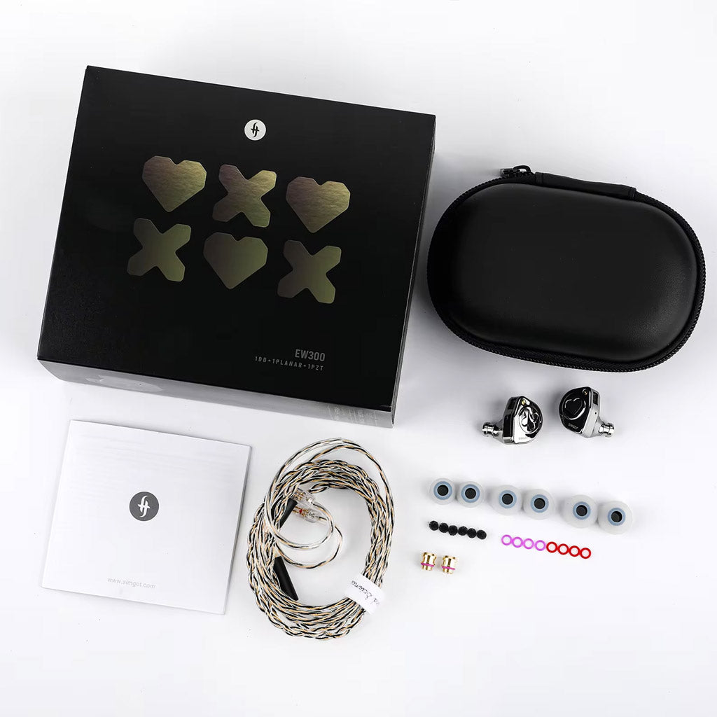 SIMGOT EW300 1 DD + 1 Planar + 1 PZT Hybrid Driver IEM | Concept Kart