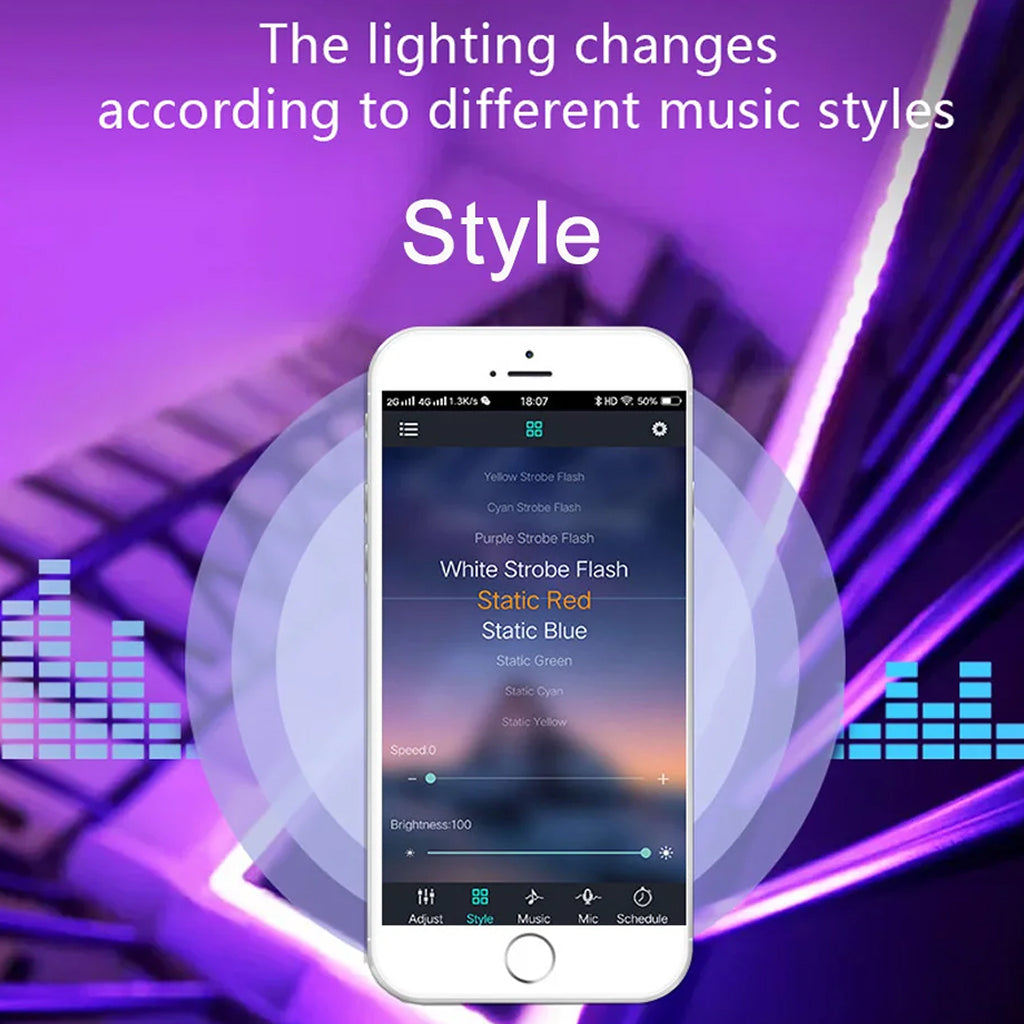 TECPHILE 5W USB Bluetooth RGB LED Strip Controller | Concept Kart