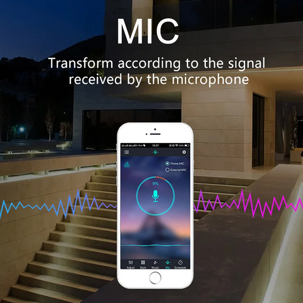 TECPHILE 5W USB Bluetooth RGB LED Strip Controller | Concept Kart