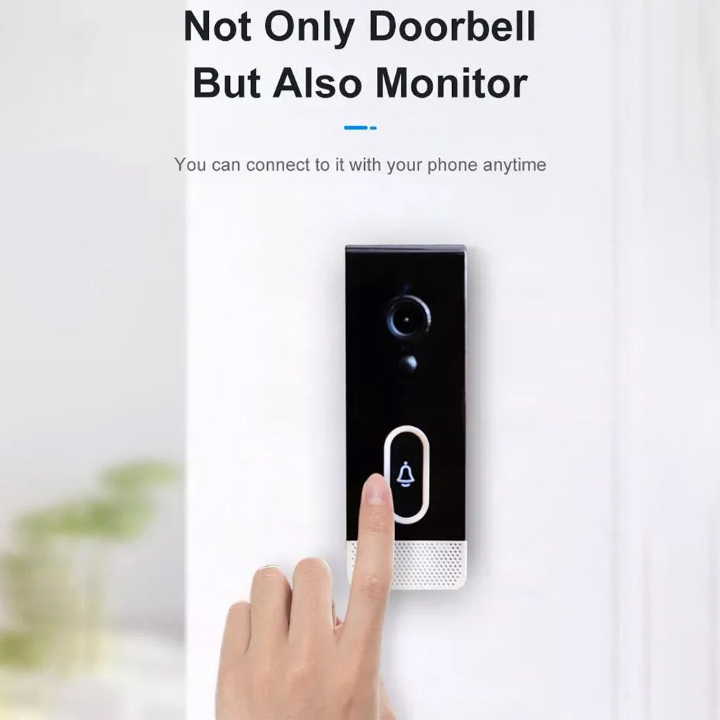 TECPHILE Smart Wireless Video Doorbell Two Way Audio | Concept Kart