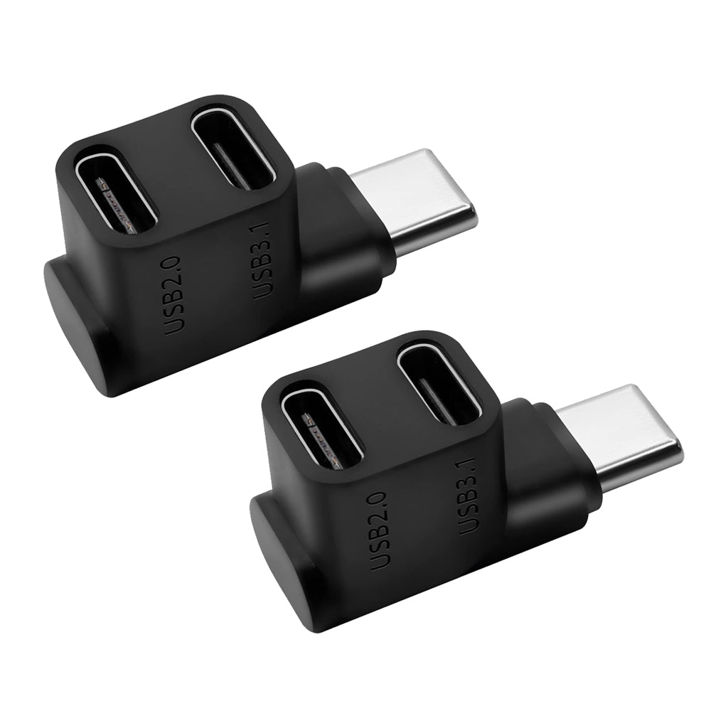 TECPHILE CA58 Type C Male To Dual Type C Female Adapter | Concept Kart