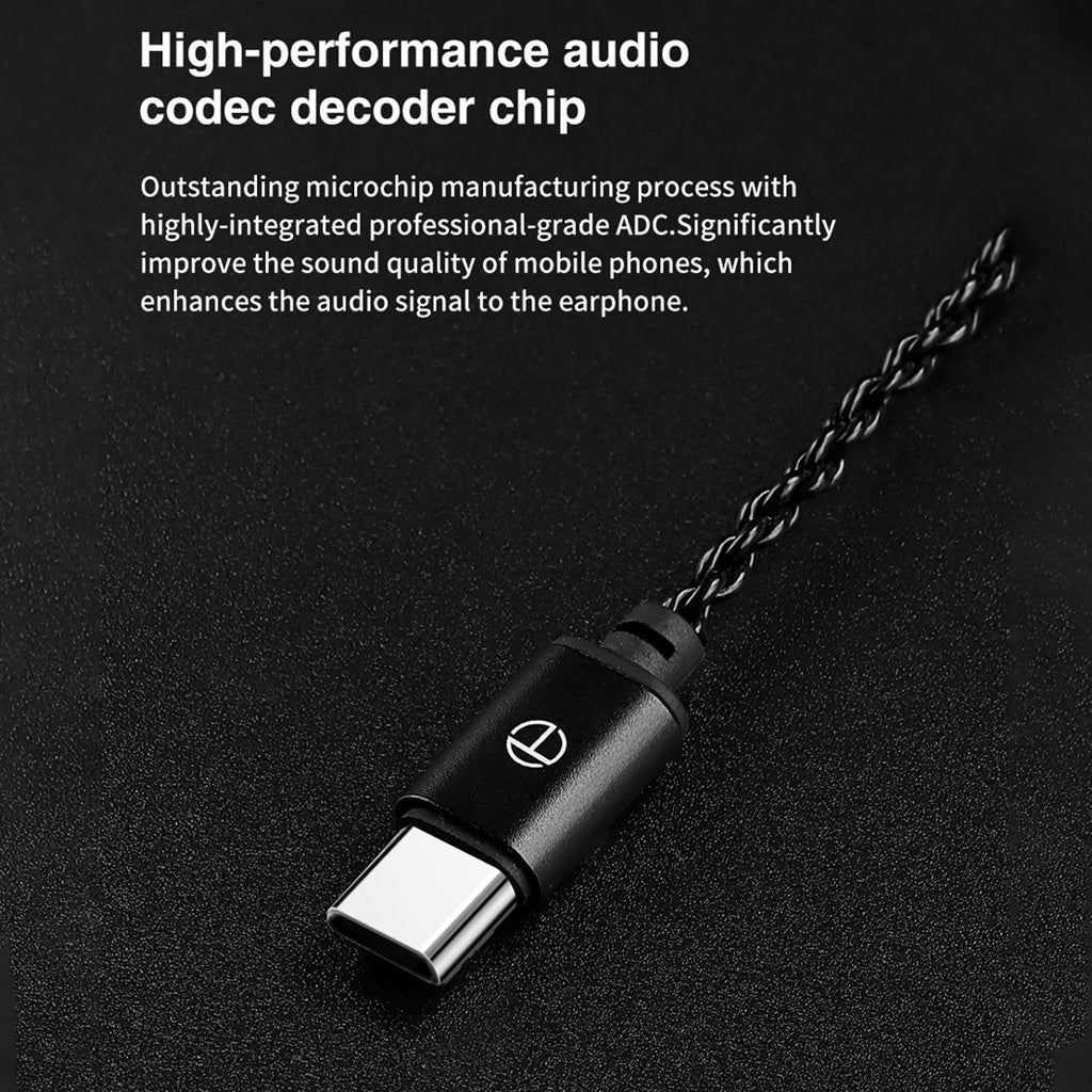 TRN A1 Upgrade Cable for IEMs with Mic | Concept Kart