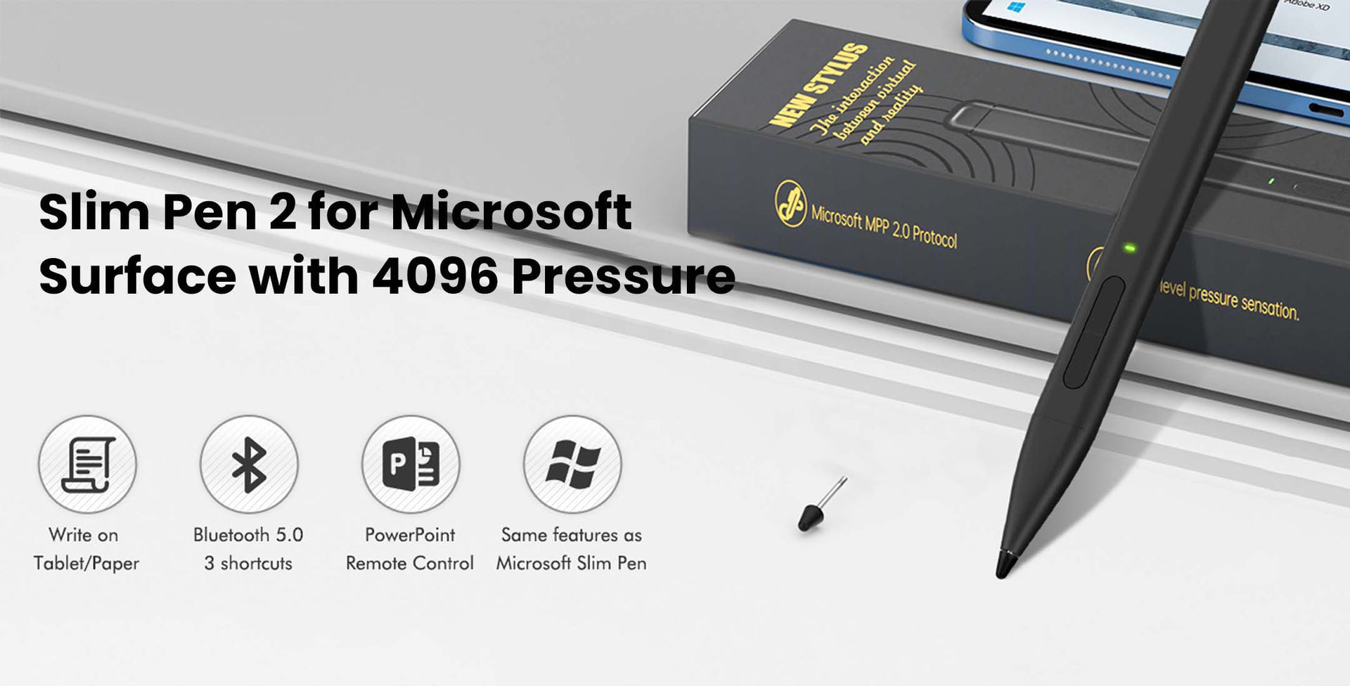 Uogic X1 Pro Surface Pen - Stylus Pen | Precision & Comfort | Concept Kart