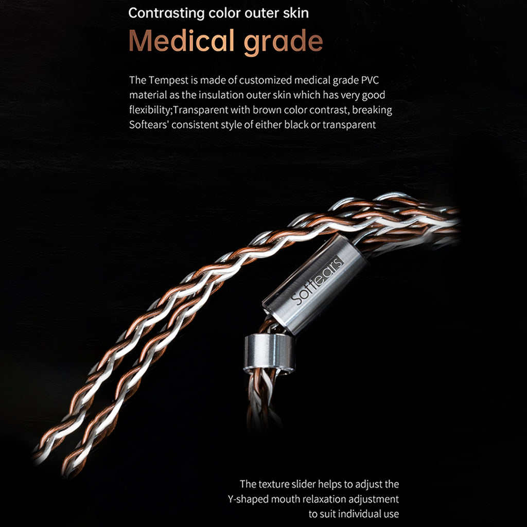 SOFTEARS Tempest Upgrade Cable For IEM | Concept Kart