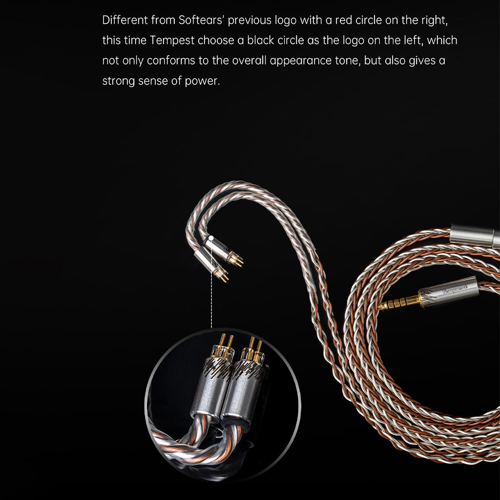 SOFTEARS Tempest Upgrade Cable For IEM | Concept Kart
