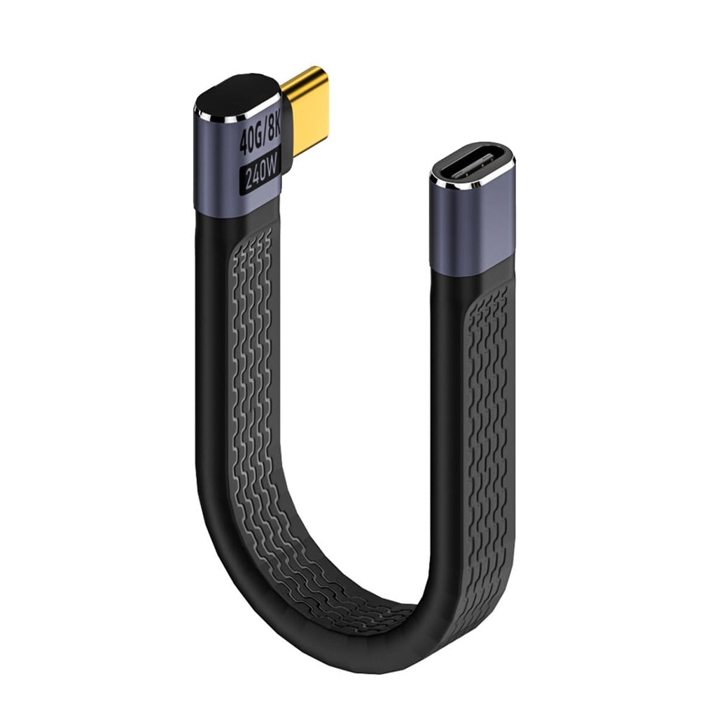 TECPHILE - L shape Type-C male to Type-C Female FPC Cable | Concept Kart