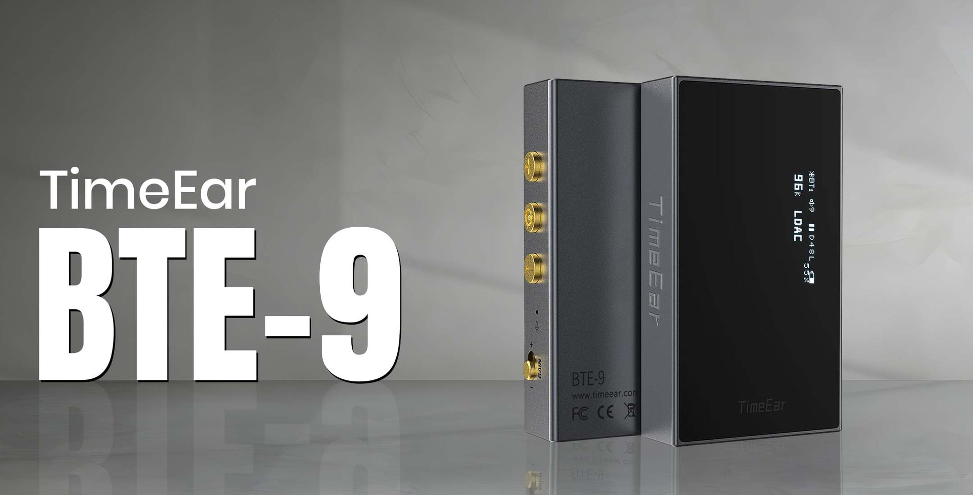 TimeEar BTE 9 - Bluetooth DAC & Amp | Dual ESS9603, Hi-Res | Concept Kart