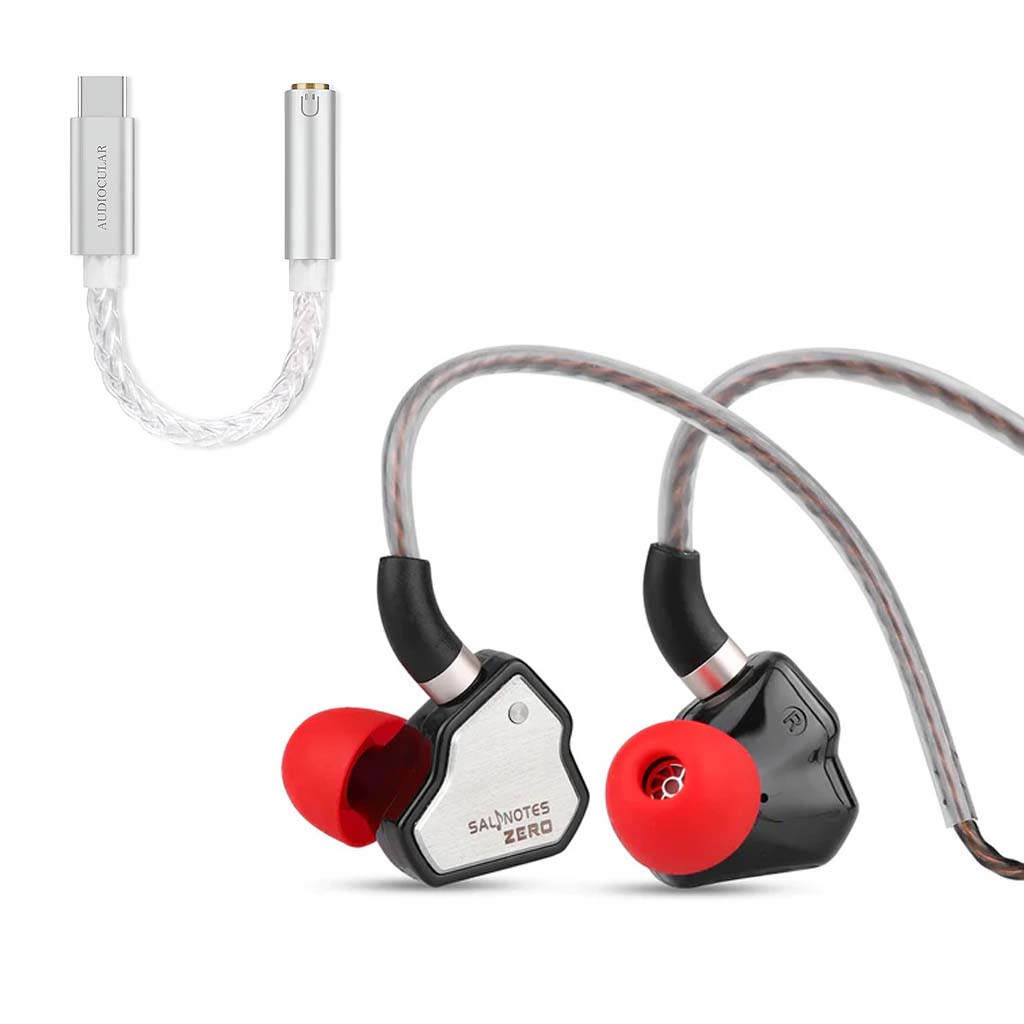 7HZ Salnotes Zero Wired IEM + AUDIOCULAR D07 Slim DAC & Amp | Concept Kart