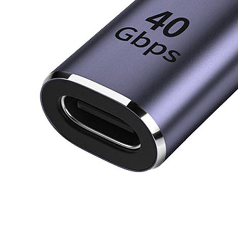 TECPHILE 100W Type C Female to Type C Male Magnetic Adapter | Concept Kart