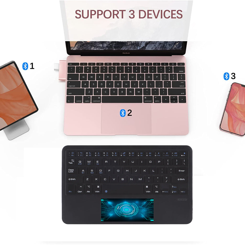 B102 Wireless Keyboard with Touchpad | Concept Kart