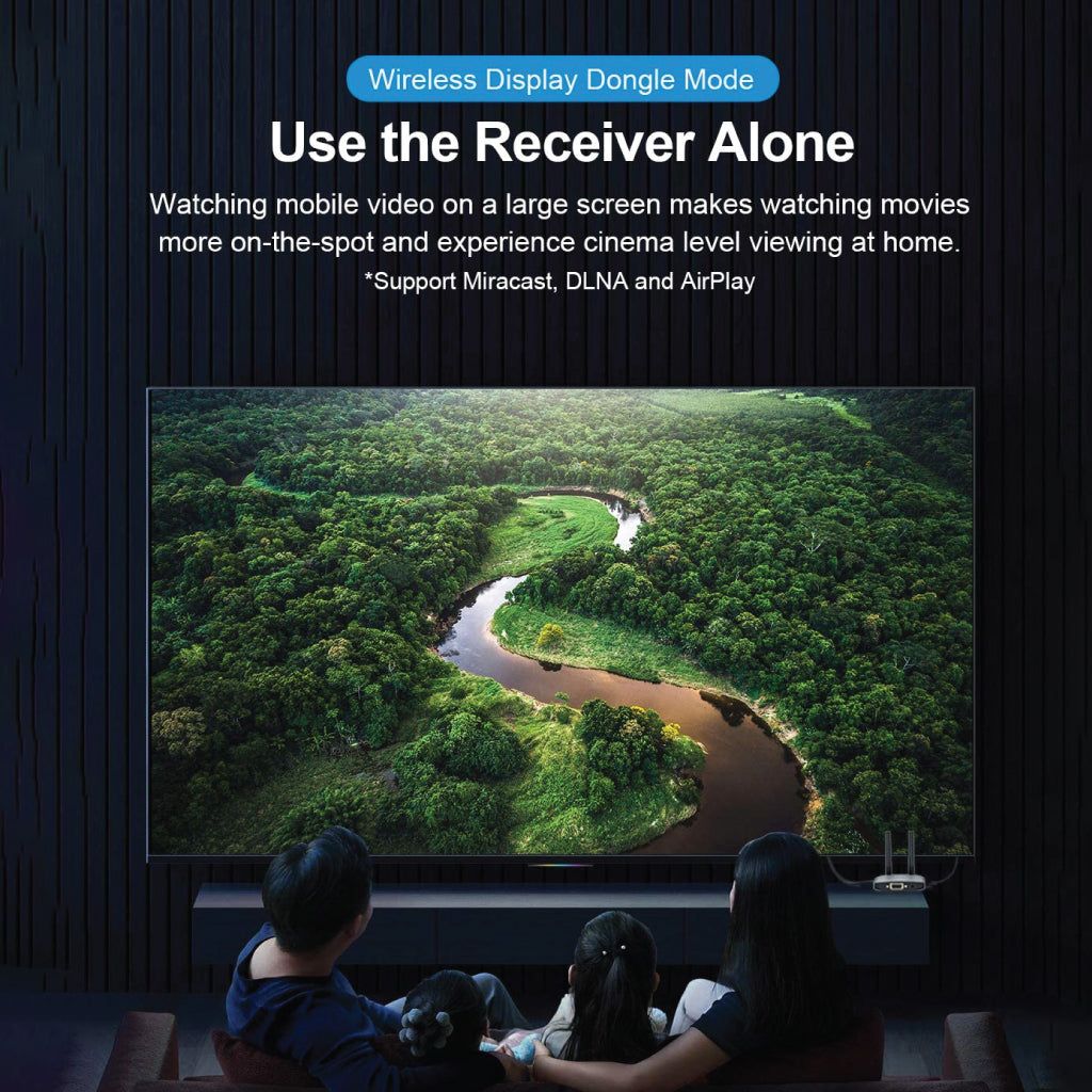 HAGiBiS - Wireless HD Display Transmitter & Receiver Extender Kit ...