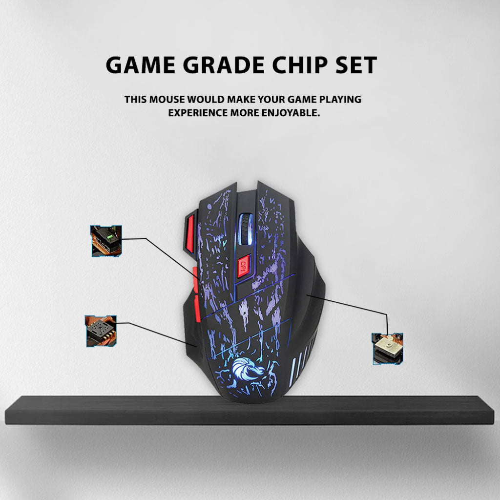 HXSJ H300 Wired Optical 7D Gaming Mouse | Concept Kart