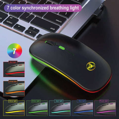 HXSJ T18 Dual Mode Bluetooth Wireless Mouse | Concept Kart