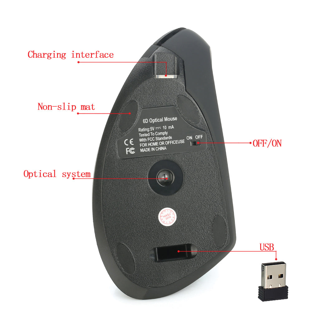 HXSJ T22 Wireless Mouse | Concept Kart