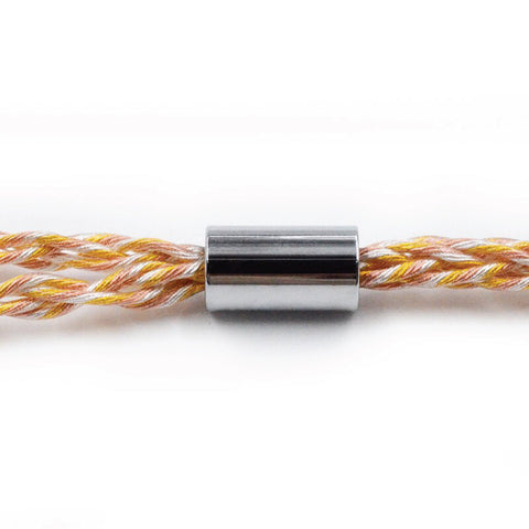KZ 8 Core Gold Silver & Copper Mixed Upgrade Cable For IEM | Concept Kart
