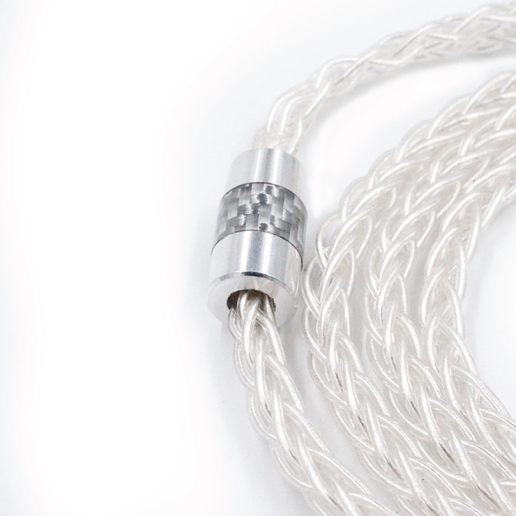 KZ 8 Core Silver Plated Upgrade Cable for IEM | Concept Kart