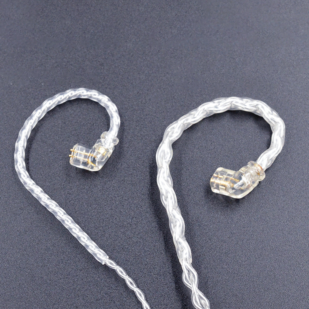 KZ 8 Core Silver Plated Upgrade Cable for IEM | Concept Kart