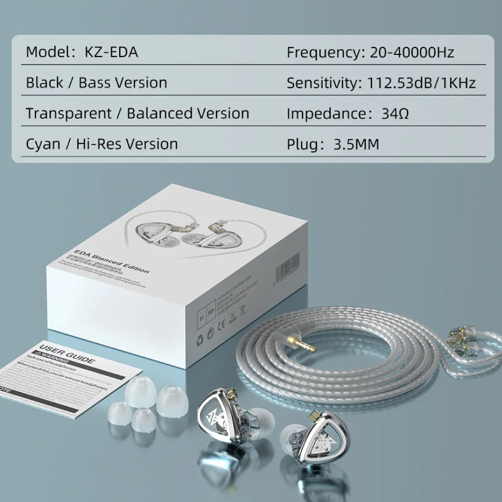 KZ EDA Balanced Edition Wired IEM | Concept Kart