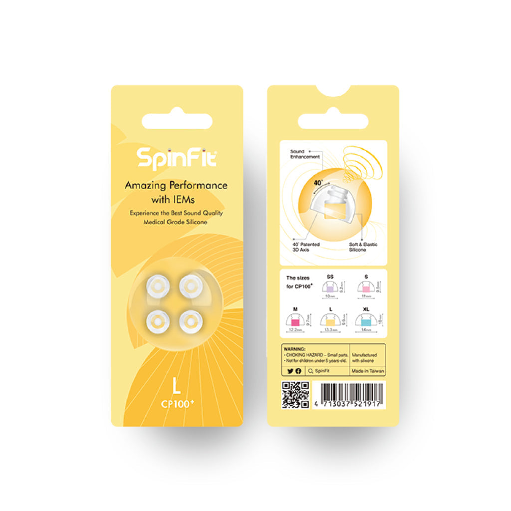 SpinFit CP100+ Silicone Eartips for IEMS | Concept Kart