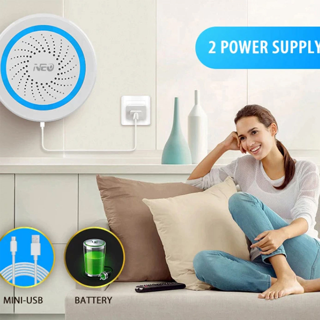 NEO NAS AB02 Smart Siren with Temperature & Humidity Sensor | Concept Kart